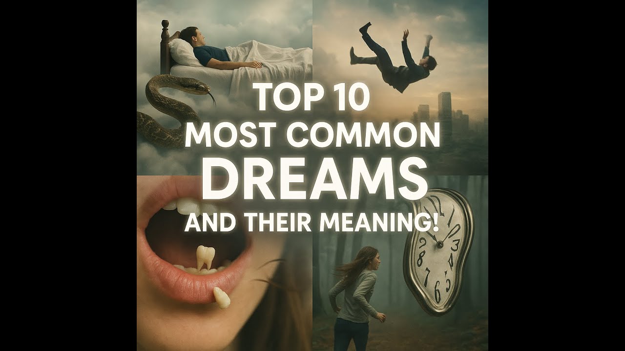 Top 10 Most Common Dreams and their Meaning! - YouTube