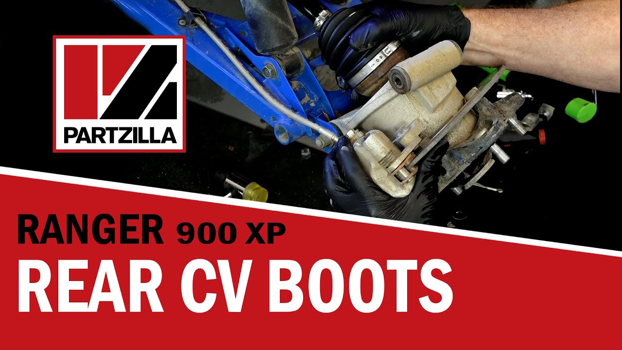 How to Replace a Rear CV Boot on a Polaris Ranger | Ranger 900 XP ...