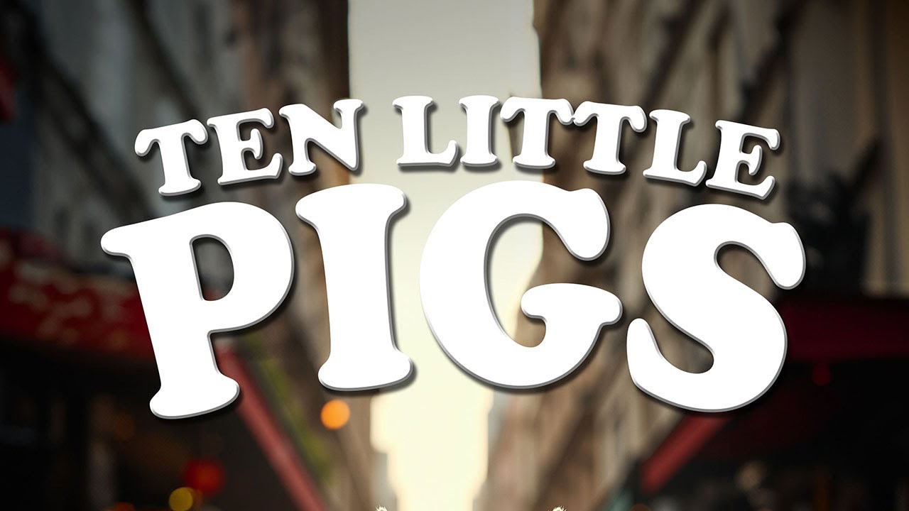TEN LITTLE PIGS | Nursery Rhyme - YouTube