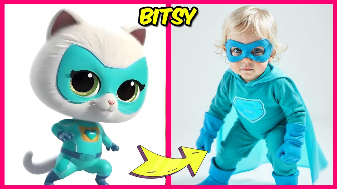SUPERKITTIES 🐱 Characters as Humans + Guess Their Voice Quiz + Their ...