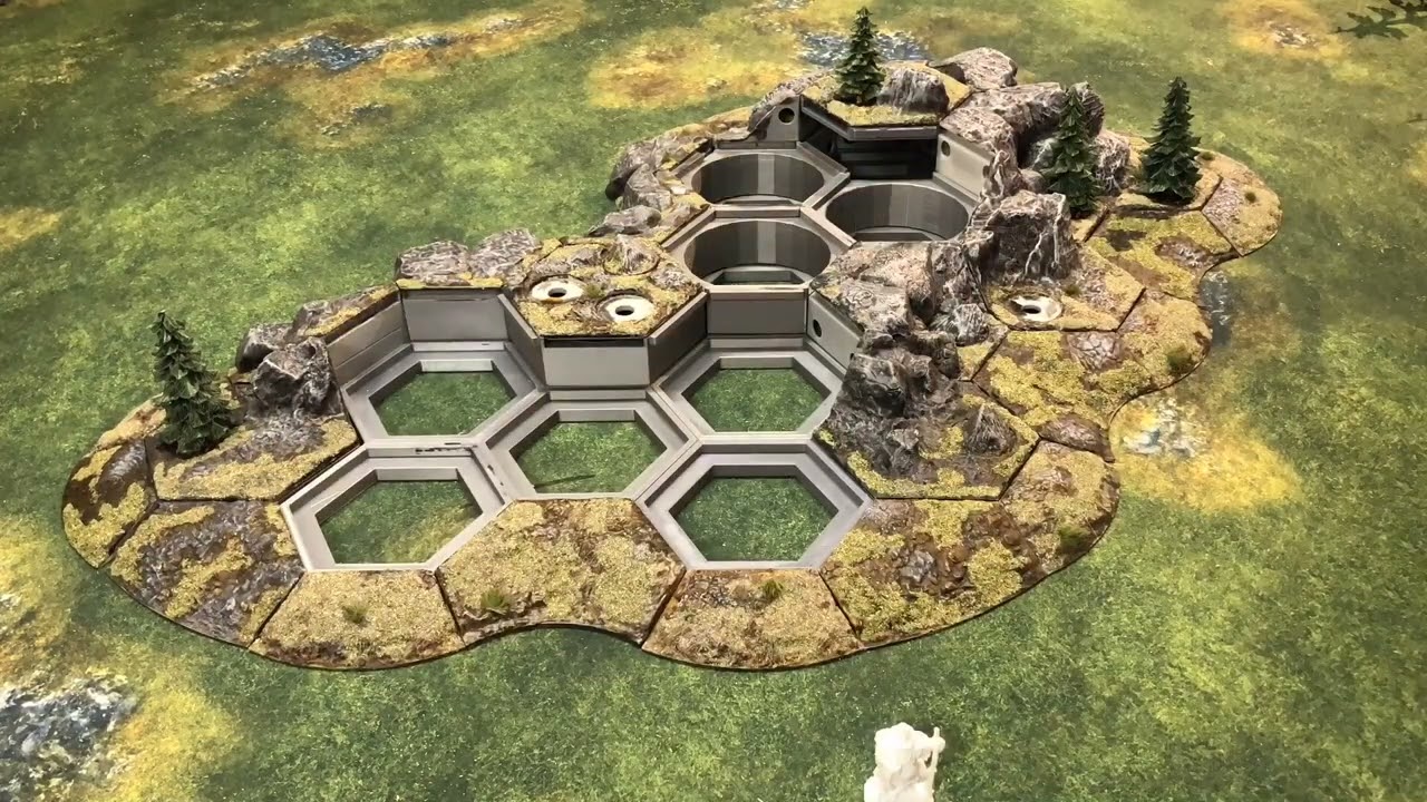 Hexhog Tabletops Terrain- Subtle Slopes Demo 1 - YouTube