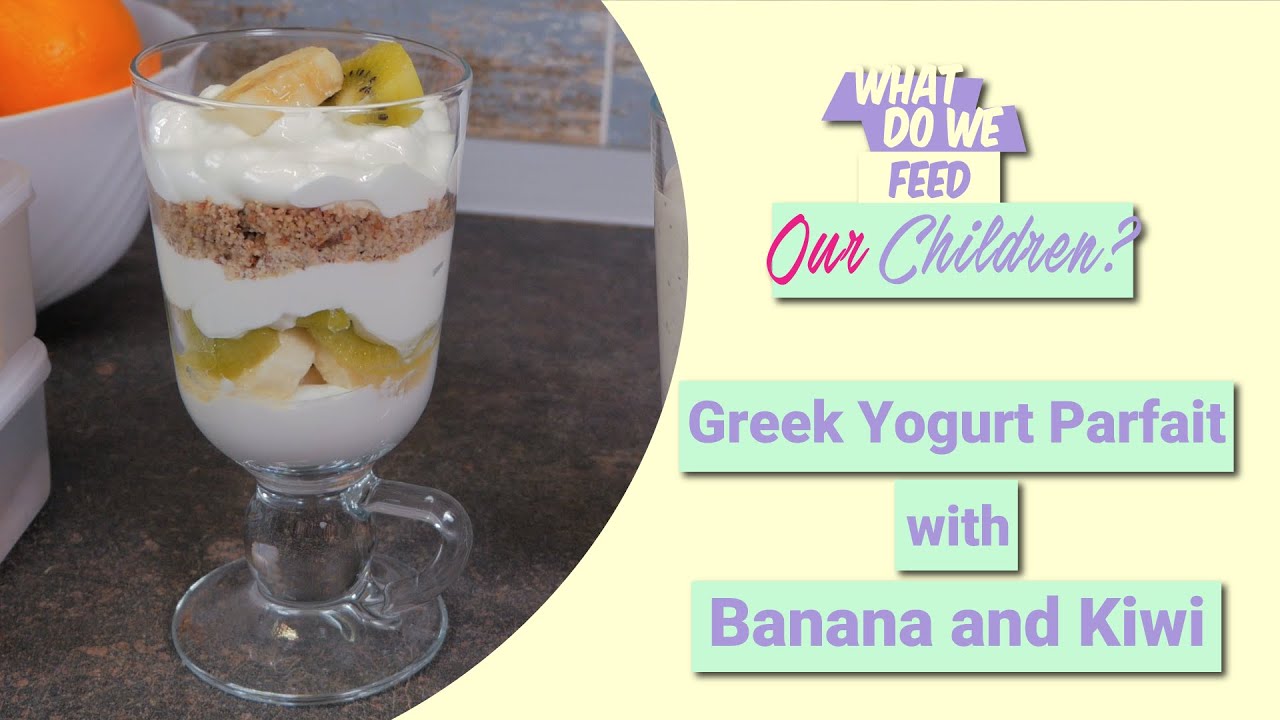 Greek Yogurt Parfait with Banana and Kiwi Quick Recipe | Quick Healthy ...