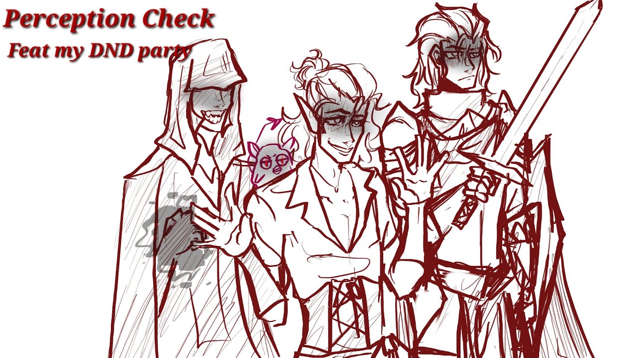 Perception Check Rough DnD animation//Feat my DND Party - YouTube