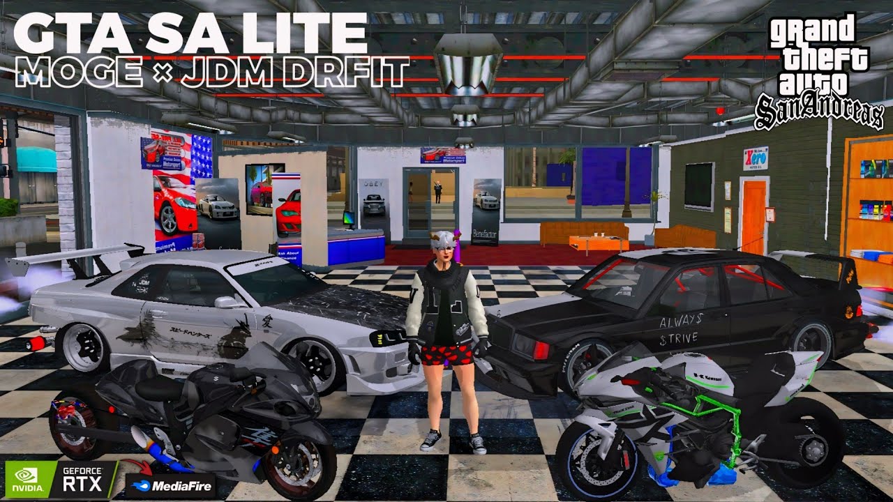 RILIS🔥GTA SA LITE FULL MOD JDM DRIFT X FIVEM STYLE DAN MOGE HEDON V36 ...