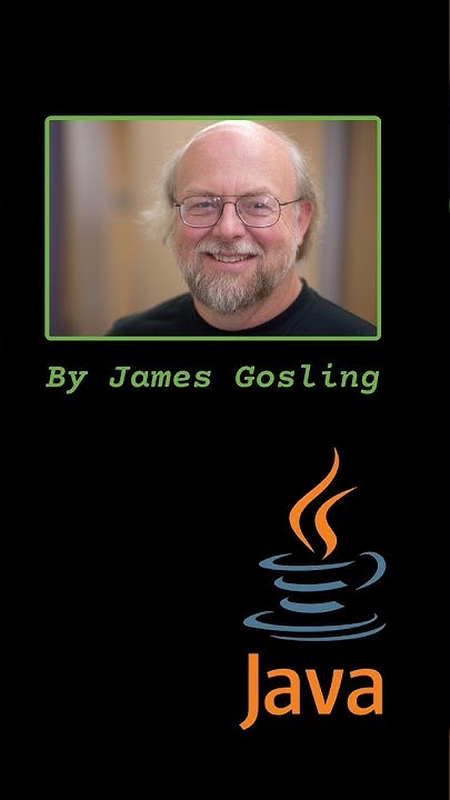 Java & James Gosling #java #shorts - YouTube
