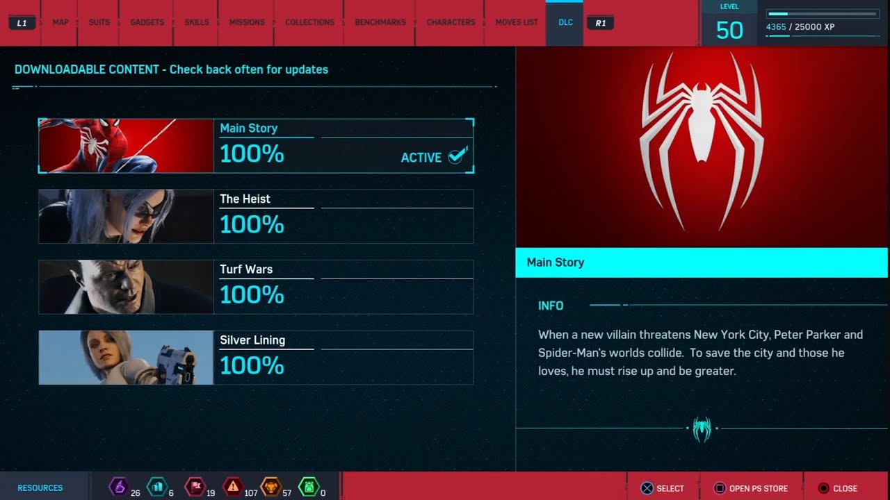 100% Completing The DLC's (Marvel's SpiderMan Part 31) - YouTube