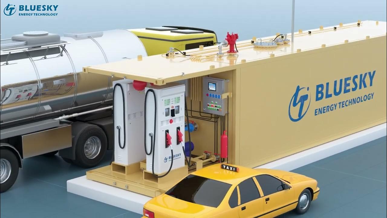 Mobile fuel station 3D demo - Bluesky - YouTube