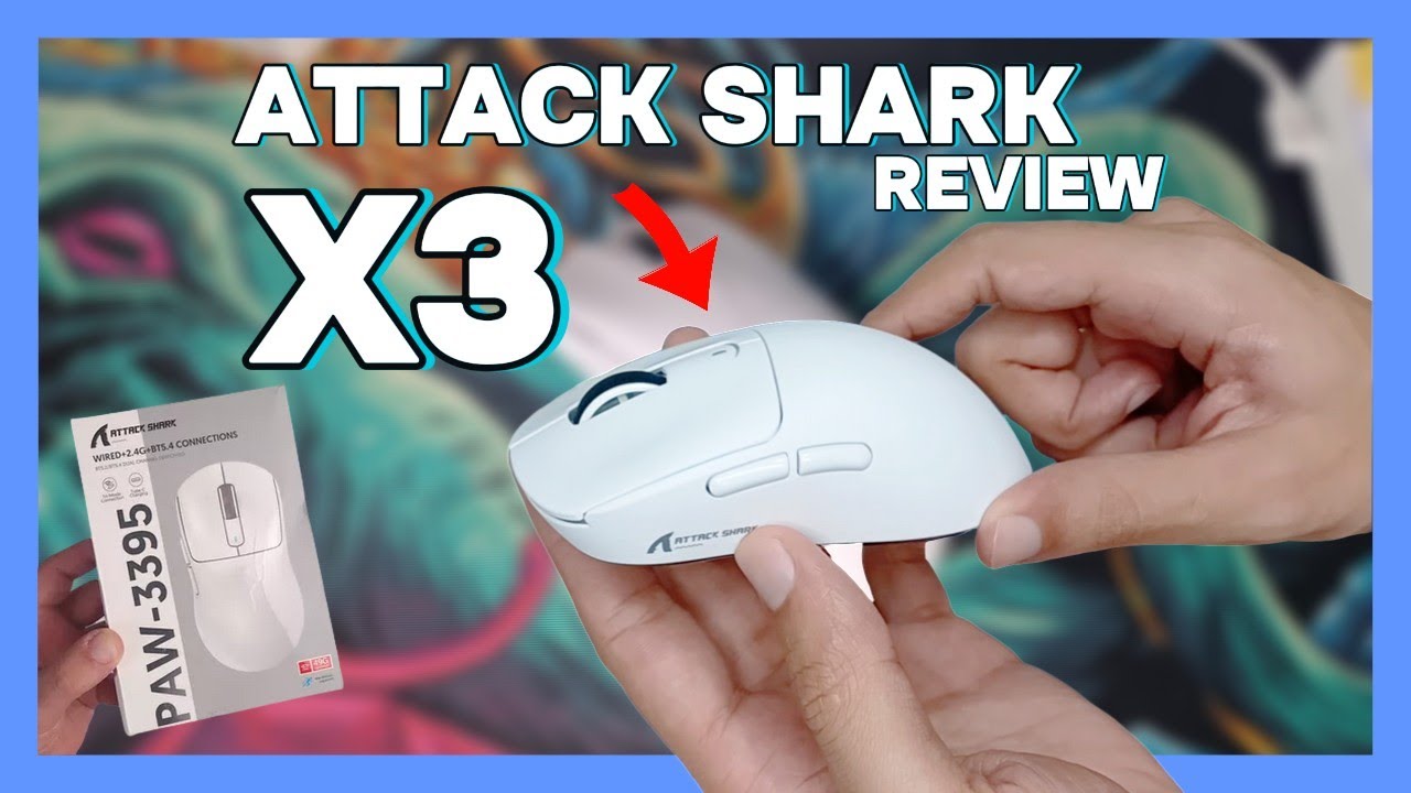 Mouse Gamer Sem Fio: Barato e Eficiente? Análise do Attack Shark X3 2 ...