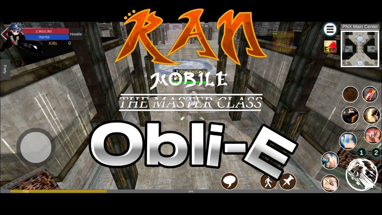 Ran Mobile: The Master Class | Oblivion Potion E (Obli E) | From Int to Dex Type Brawler - YouTube