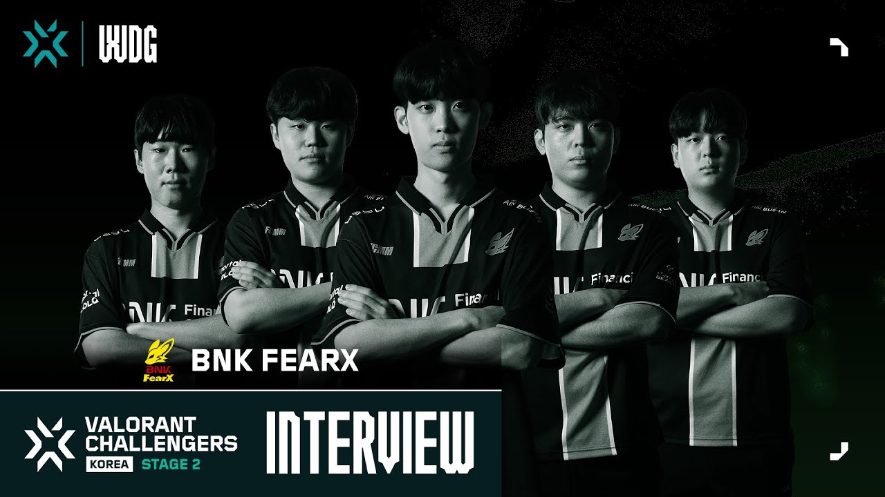 BNK FearX 인터뷰 | 2024 WDG 발로란트 챌린저스 코리아 스테이지 2 - YouTube