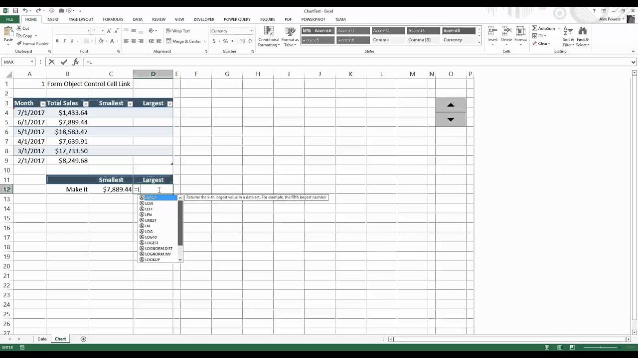 HOW TO USE MICROSOFT EXCEL FUNCTIONS SMALL AND LARGE IN MICROSOFT EXCEL ...