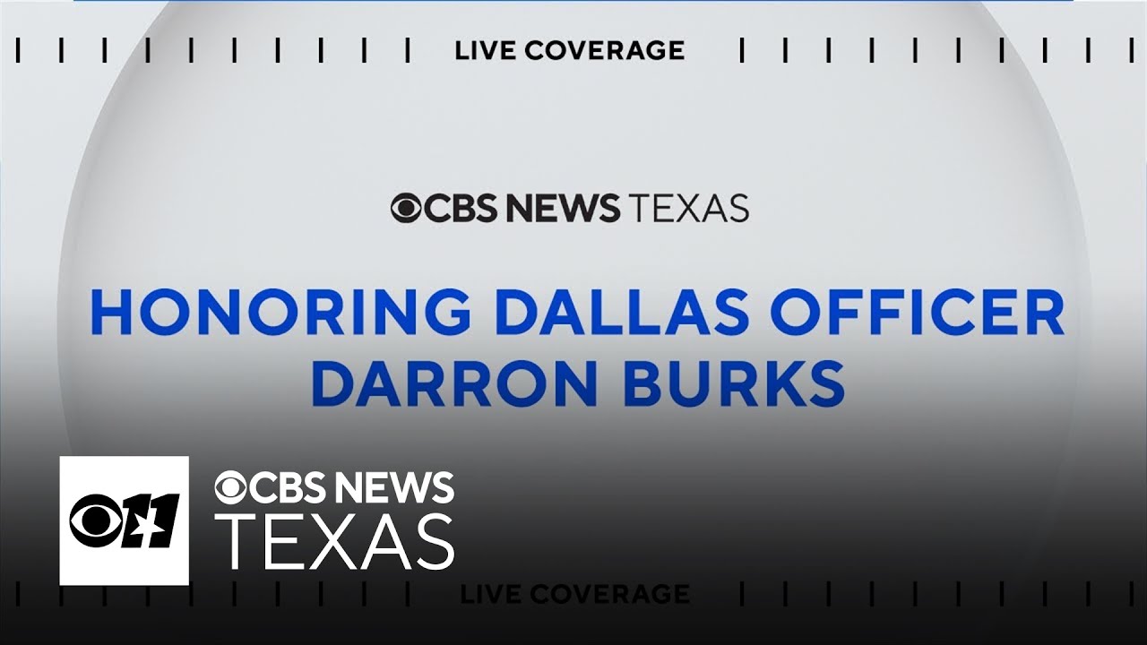 Cedar Hill gathering honors Dallas police officer Darron Burks - YouTube