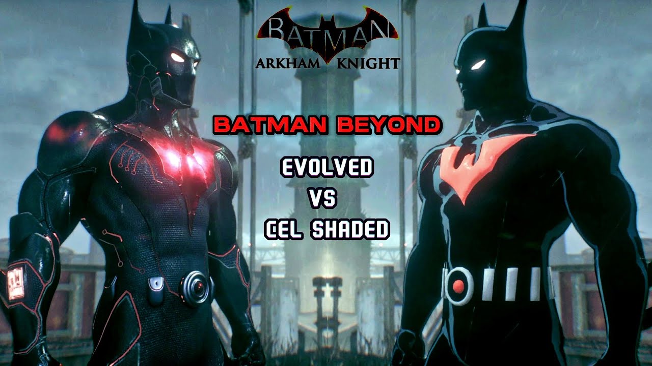 Evolved vs Cel Shaded BATMAN BEYOND Suit Up Scene and Showcase in ...