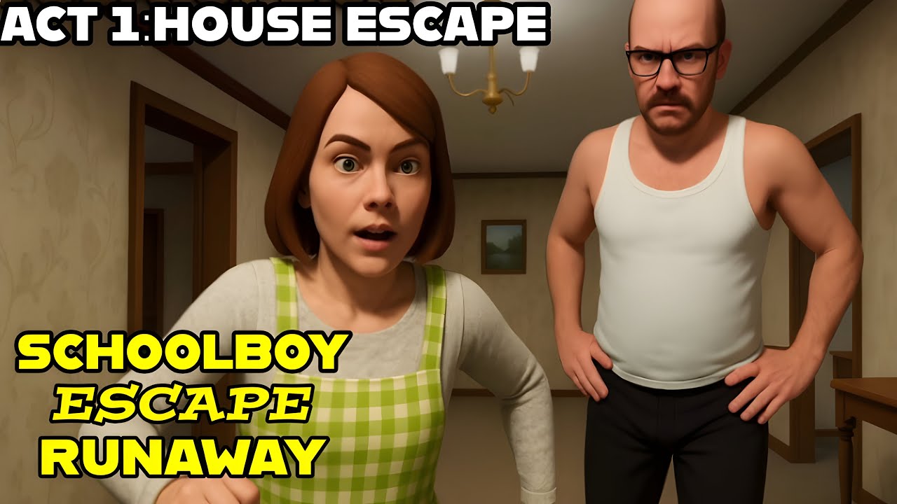SchoolBoy Escape: Stealth Runaway | Fun House Escape | - YouTube