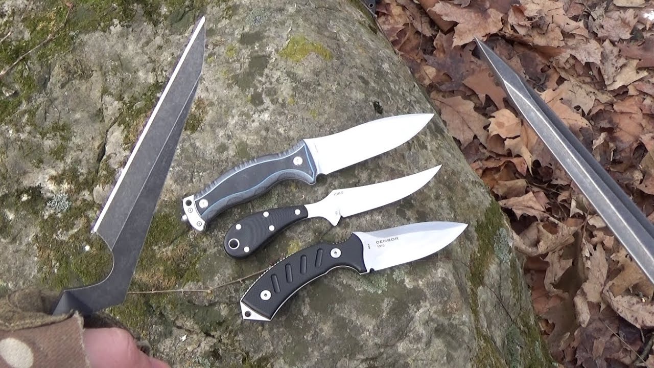Self Defense Oriented Fixed Blade Knives - YouTube