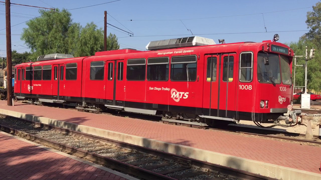 Light Rail Vehicles At The Southern California Railway Museum - YouTube