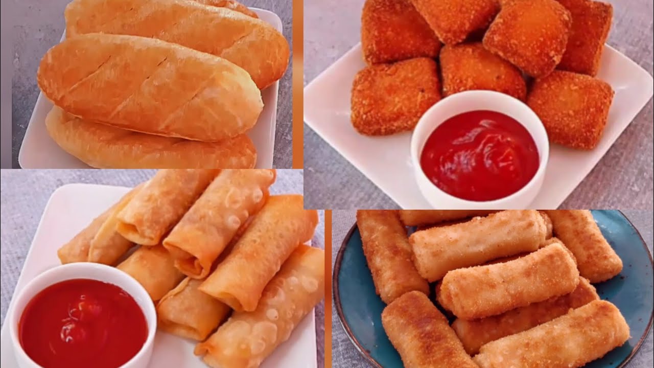 4 types tiffin item/Tiffin recipes/Simple and Delicious Cooking - YouTube