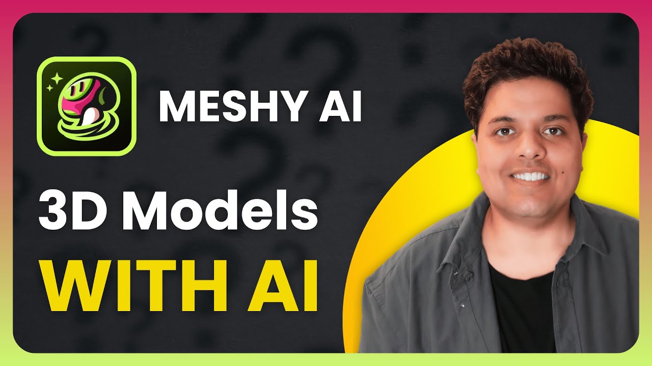 How To Make 3D Models With AI For FREE! | Meshy AI Tutorial & Review ...