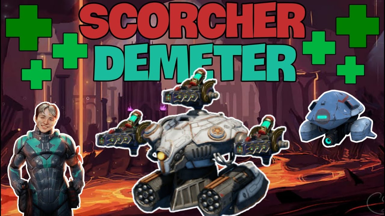 Sheriff Demeter with Warrior Scorcher | War Robots - YouTube