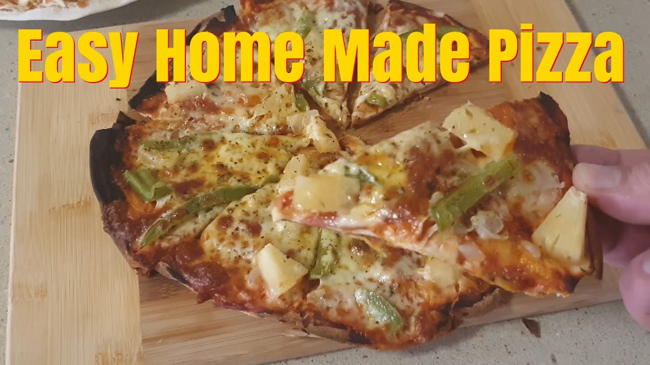 How To Cook the Easiest Home Made Pizza - YouTube