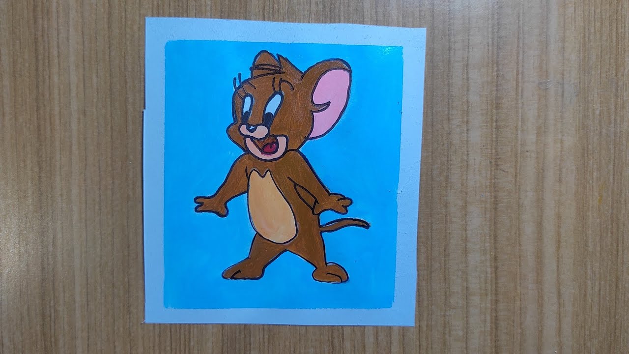 Cartoon painting / Jerry painting / Tom and jerry / acrylic painting ...