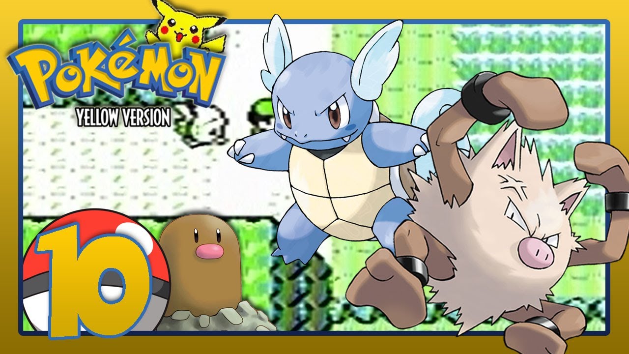 Pokemon Yellow - Part 10: Diglett's Cave / Route 9 - YouTube