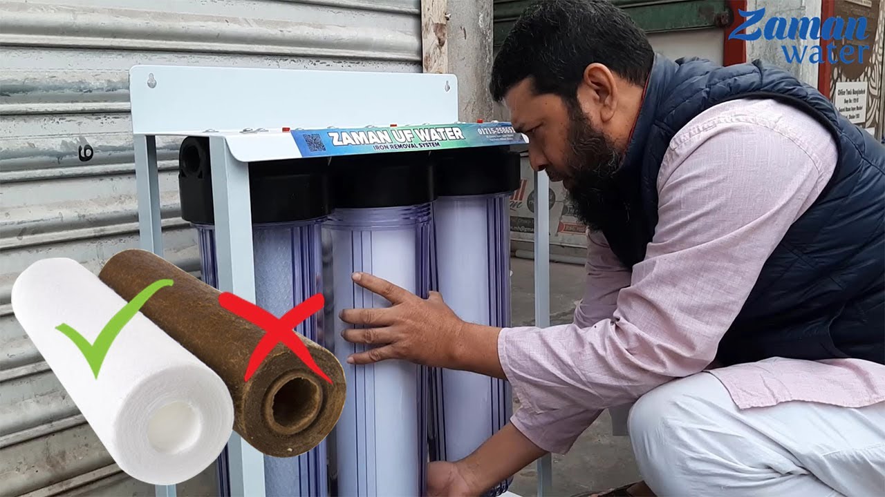How to change cartridge filter of Iron Removal Filter | Mini Iron ...