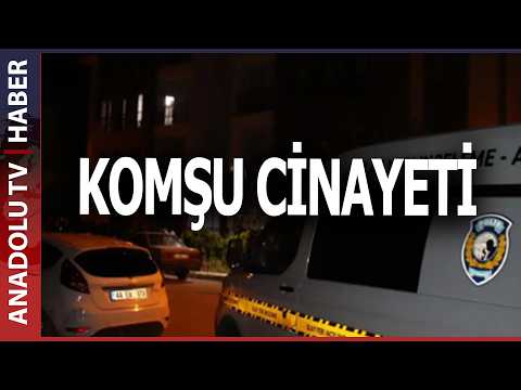 EŞİNE GÖZ KIRPIP SÖZLÜ TACİZDE BULUNDUĞUNU ÖNE SÜRDÜĞÜ KOMŞUSUNU 3 KURŞUNLA ÖLDÜRDÜ