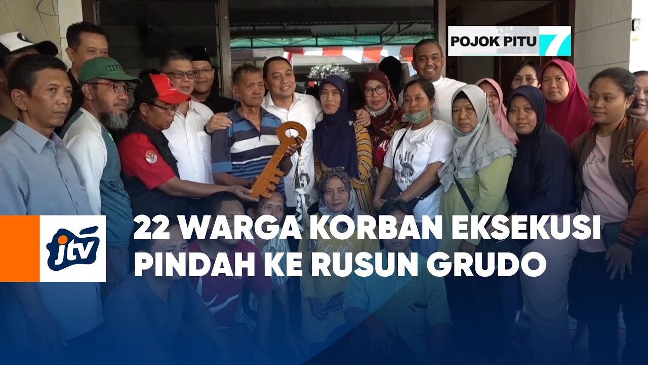 22 Warga Korban Eksekusi Pindah Ke Rusun Grudo | POJOK PITU JTV - YouTube