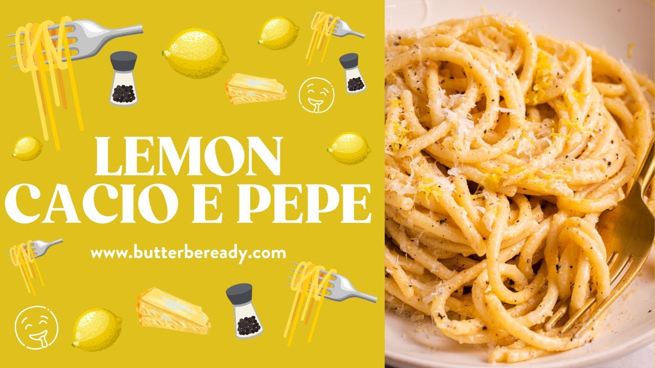 Lemon Cacio E Pepe - YouTube