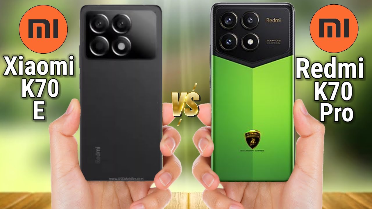 Redmi K70 E V'S Redmi K70 Pro - YouTube