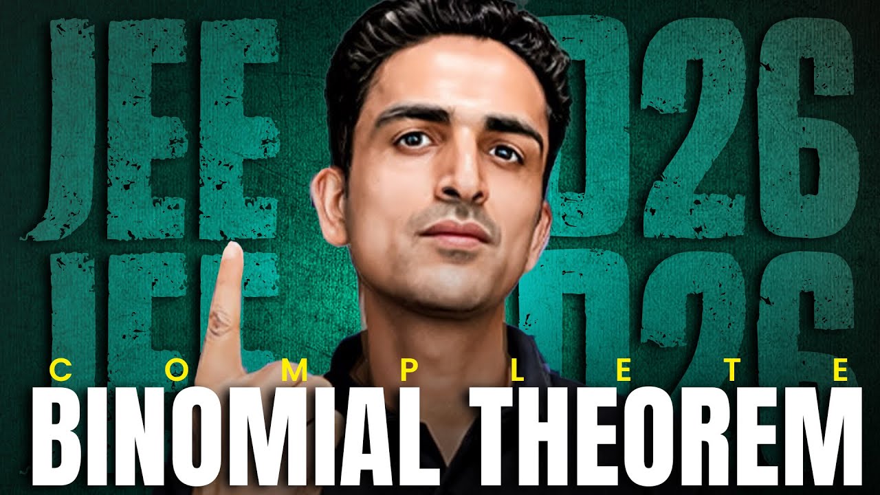 Binomial Theorem for JEE 2026 - YouTube