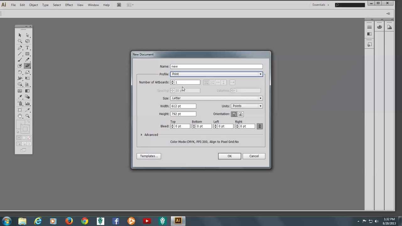 Intro to the Interface of Illustrator CS6 - YouTube