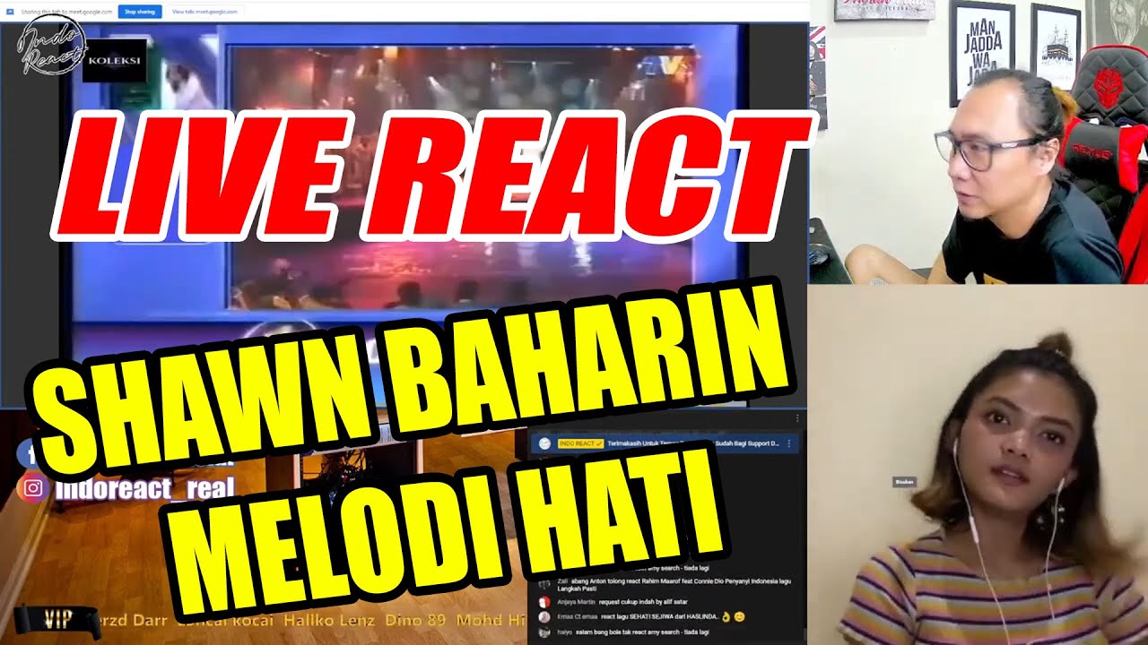 🔴 Live React | SHAWN BAHARIN - MELODI HATI (LIVE 2000) - YouTube