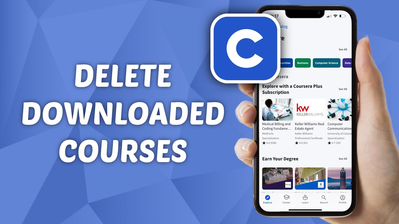 How to Delete Downloaded Course on Coursera - YouTube