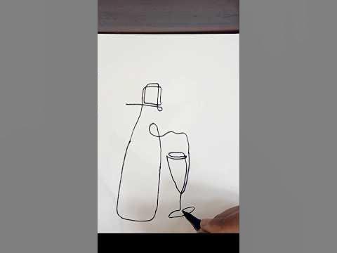 Easy one line drawing for beginners#tutorial#drawing#art#viral# ...
