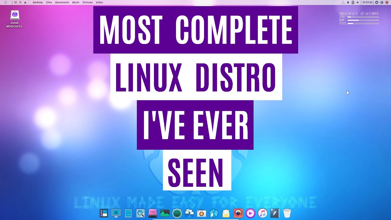 Modicia OS - WOW! Just WOW! | Most Complete Linux Distro I've Ever Seen ...