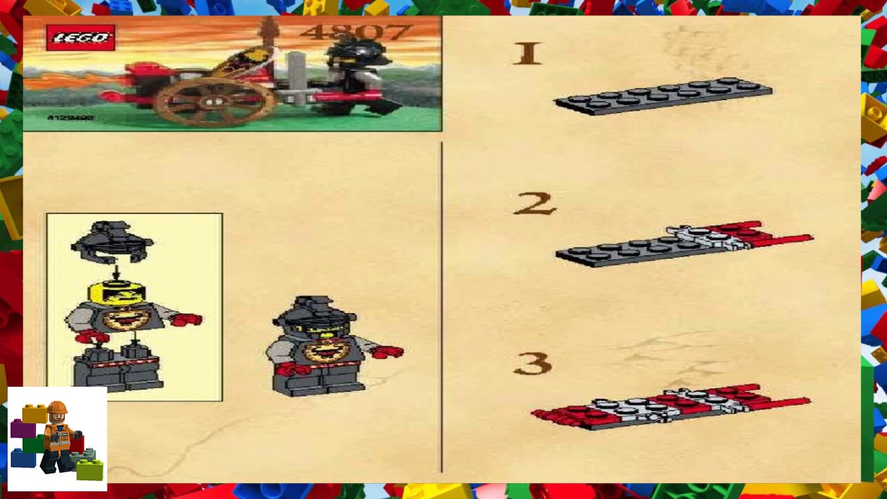 LEGO instructions - Castle - Knights Kingdom - 1288 - Bull's Fire ...