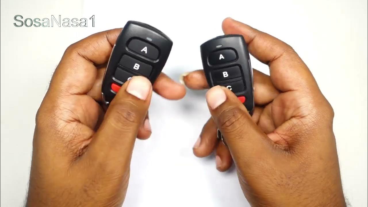 how to program electric gate remote control - YouTube