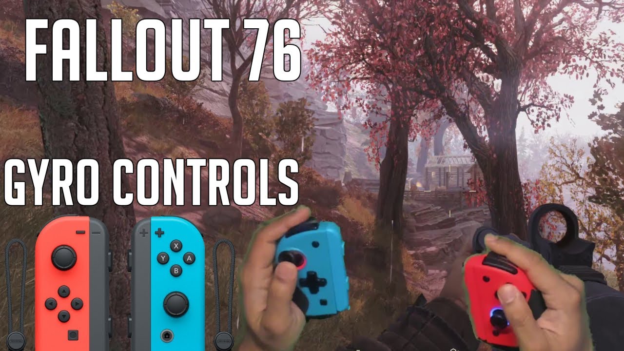 Fallout 76 - Gyro Controls with Joy-Con on PC [Ultrawide] - YouTube