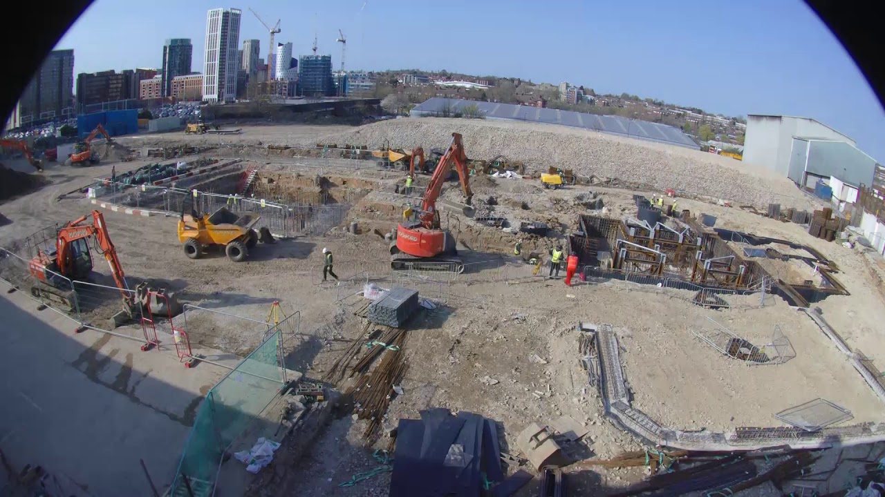 First Way, Wembley Timelapse 13 Mar 13 Apr - YouTube