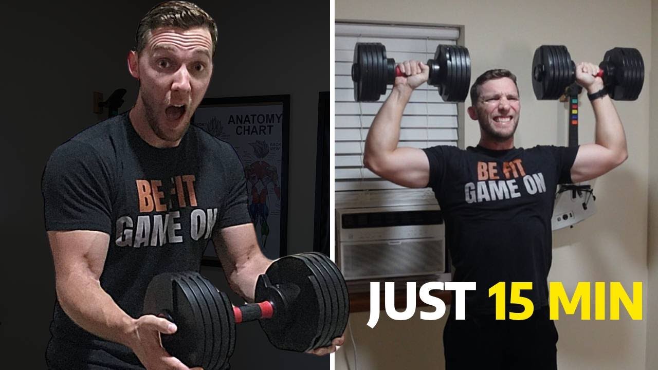 5 Dumbbell Exercises to Build Your Body in 15 Minutes - YouTube