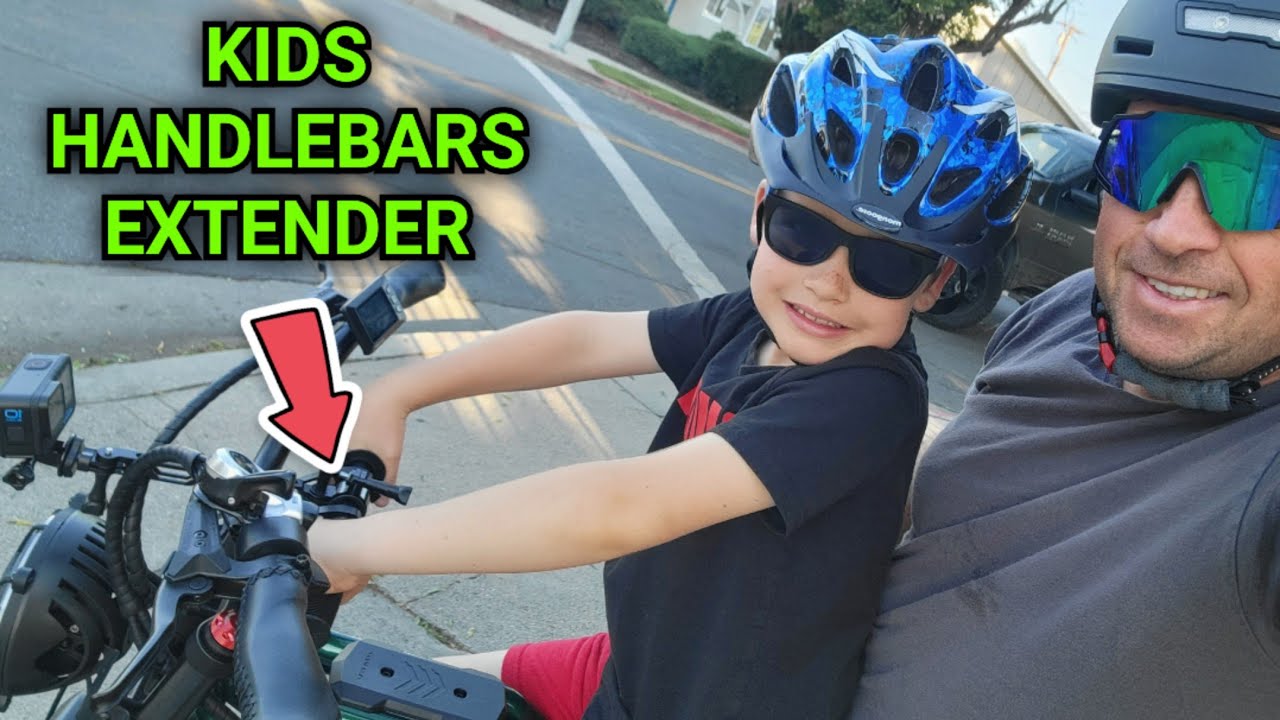 Kids Handlebars Extender for Bike : Raev Bulet GT or GTX - YouTube