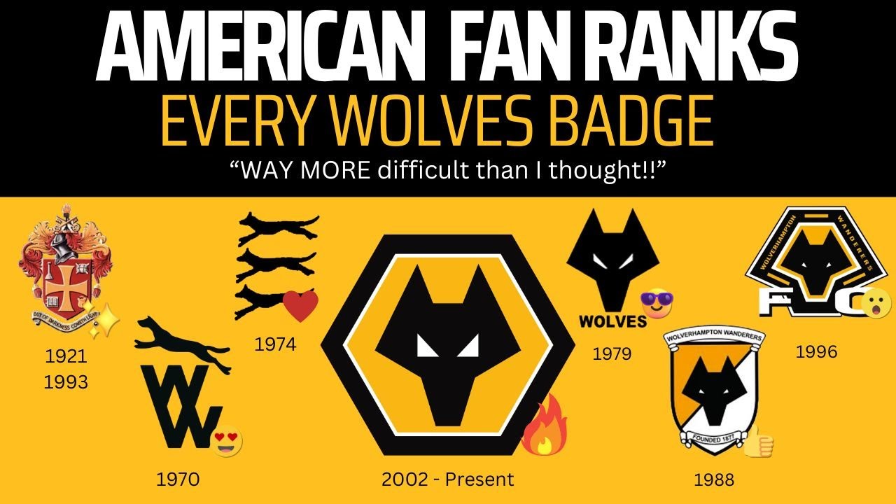 American Fan Ranks All Wolves Club Badges 🐺⚽️ The evolution of ...