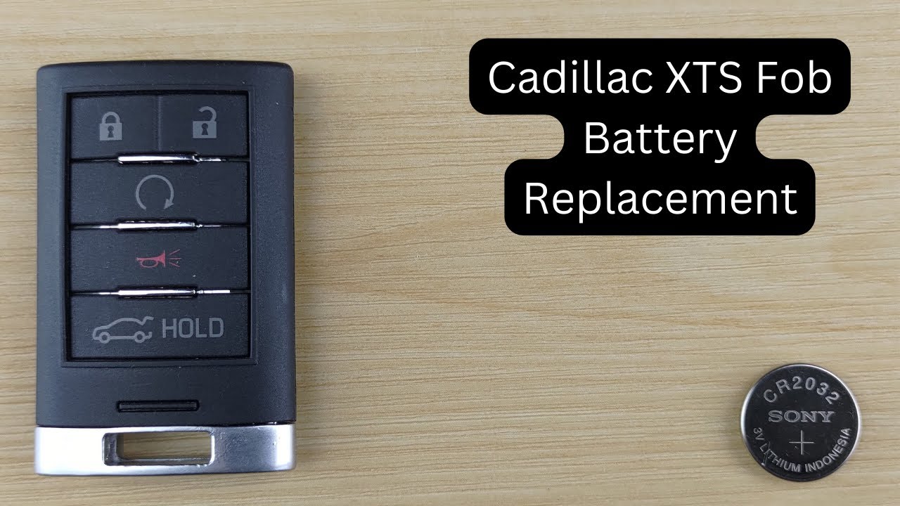 How To Replace or Change Cadillac XTS Remote Key Fob Battery 2013 ...