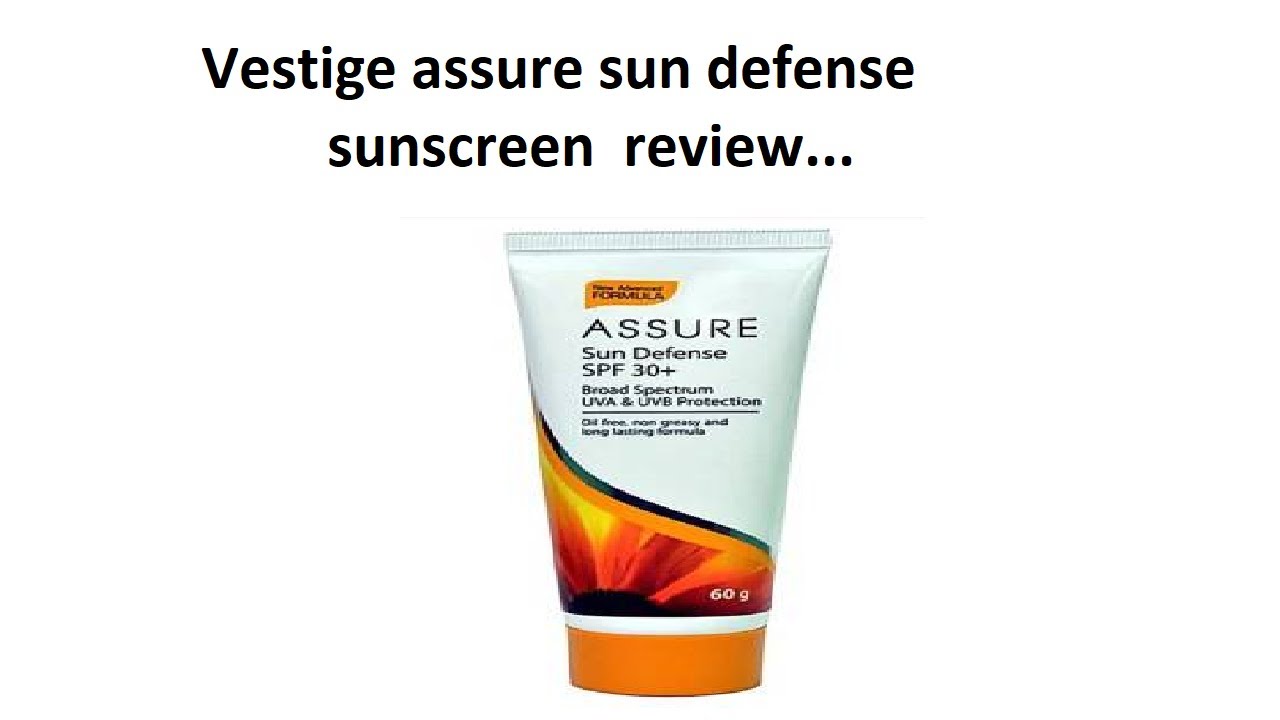 Summer Special Vestige assure sun defense SPF 30+ sunscreen cream ...