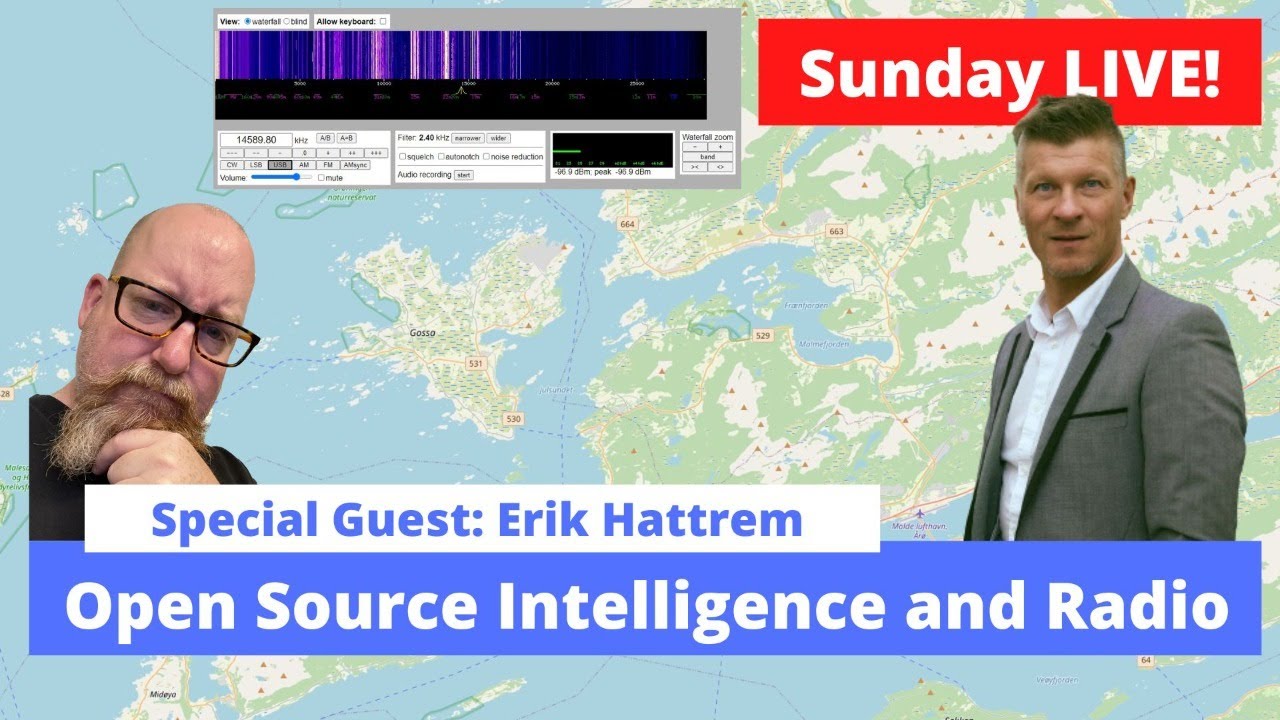Open Source Intelligence and Radio with Erik Hattrem - Sunday Live ...
