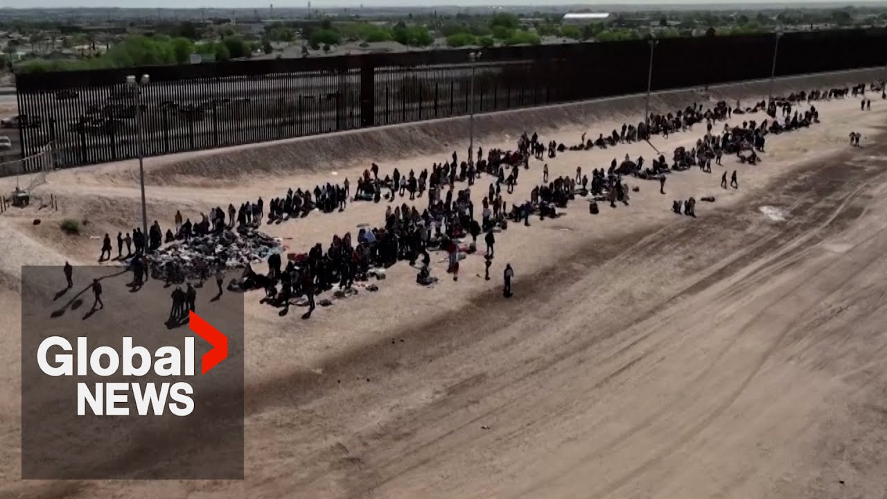 Migrants Rush To Us Mexico Border Worried About End Of Title 42 Youtube