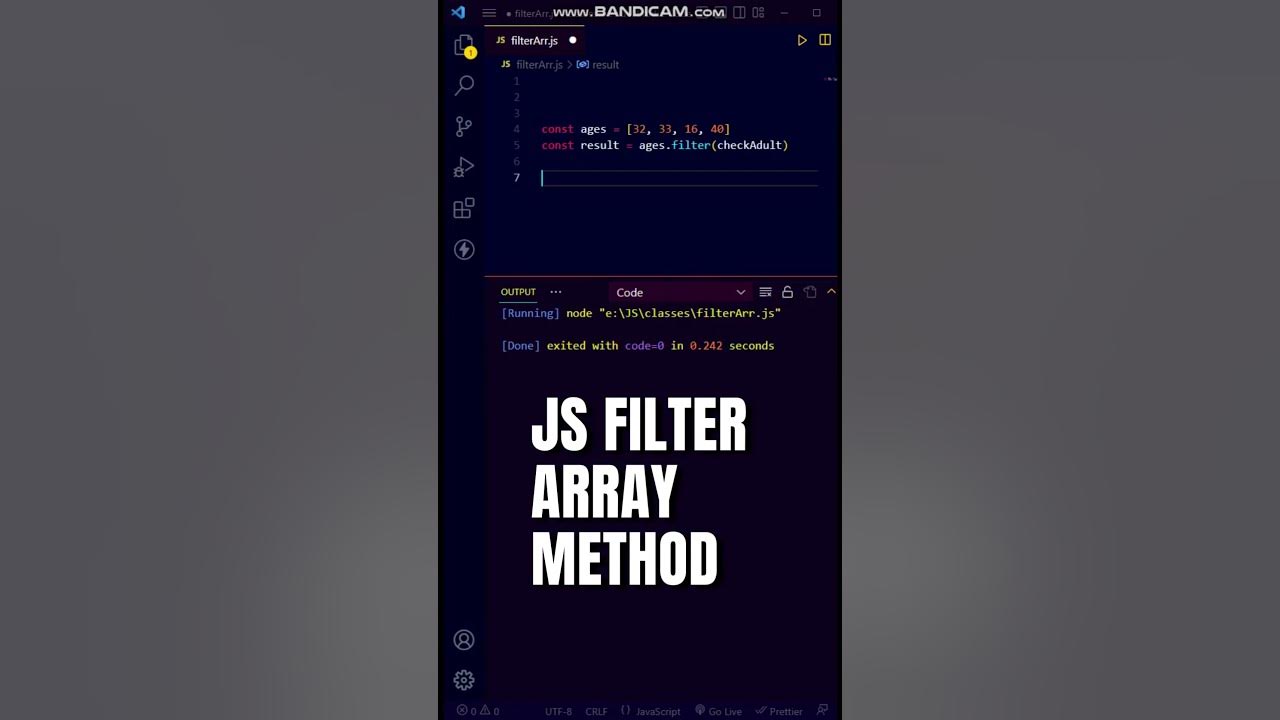 Important Javascript Array Method You Must Know ππ Shorts Youtubeshorts Programming