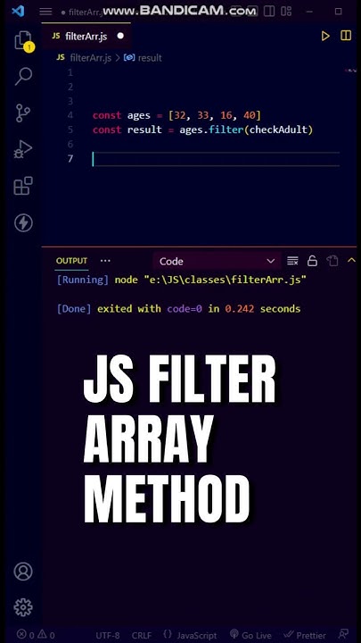 Important Javascript Array Method You Must Know 😍😍 Shorts Youtubeshorts Programming